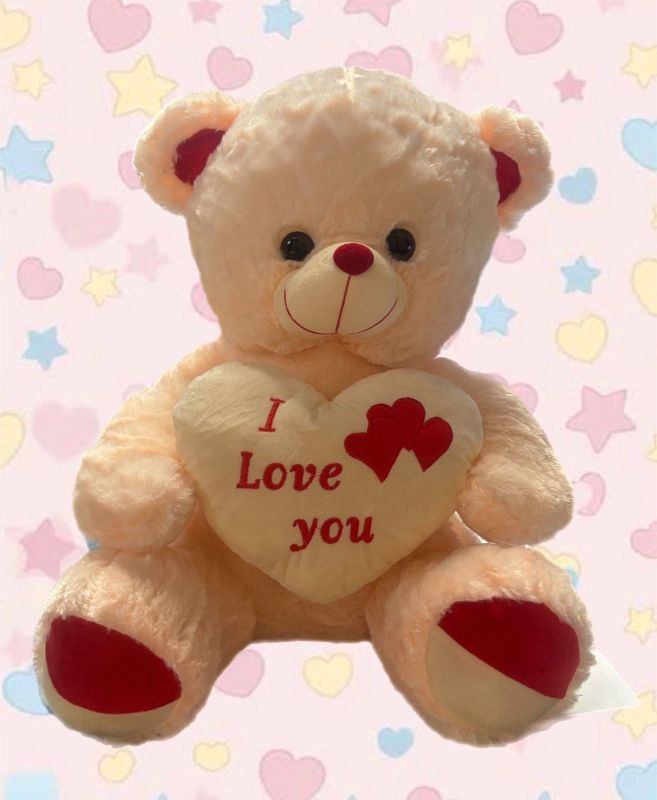 OSO CARNIOSO COLOR DURAZNO 50CM – Paraiso Peluches